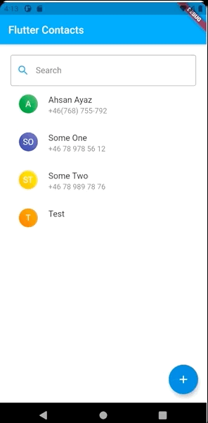 The MOST EASY WAY to Add, Update and Delete contacts in Flutter